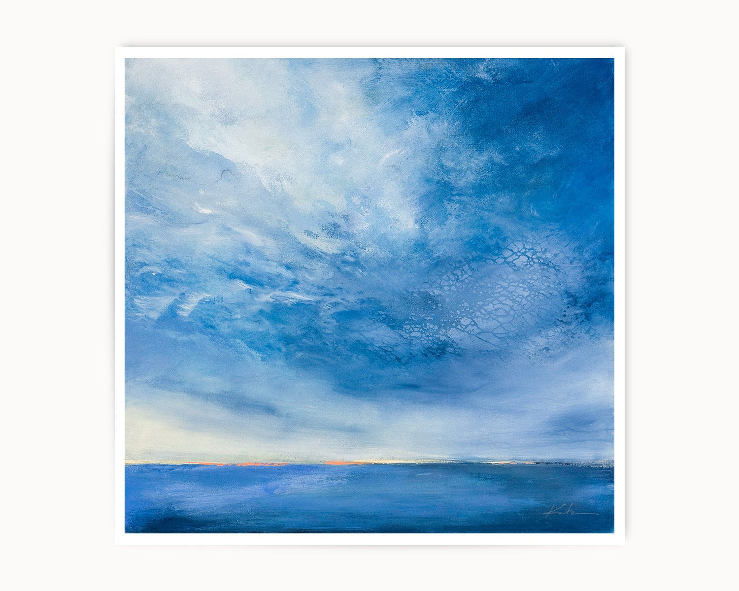 "Blue Angel" Fine Art Print – Rebecca Katz Art